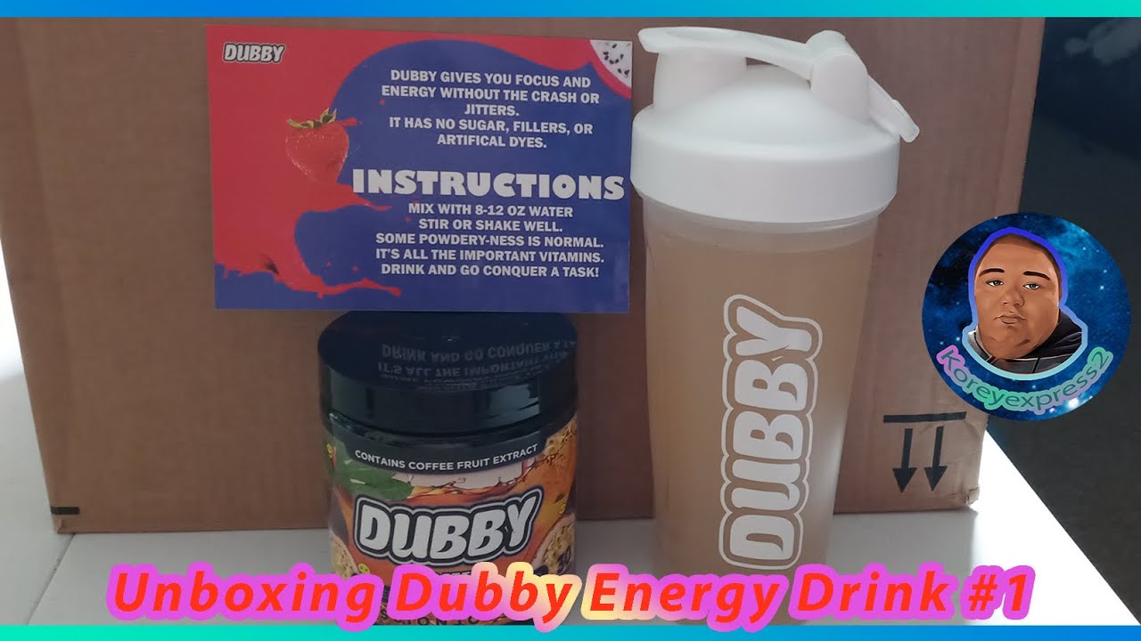 Unboxing Dubby Energy Drink #1 - YouTube