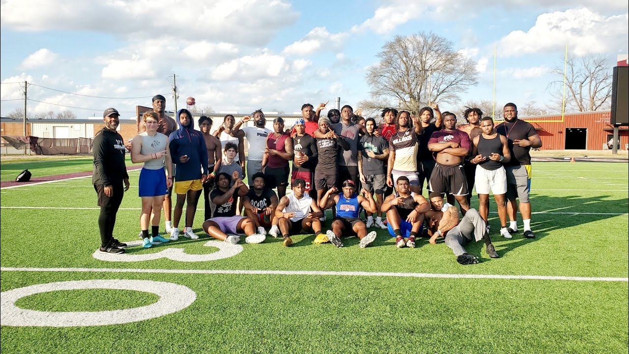 TEAMAVANT with the cohoma community College football team, session # 2 ...