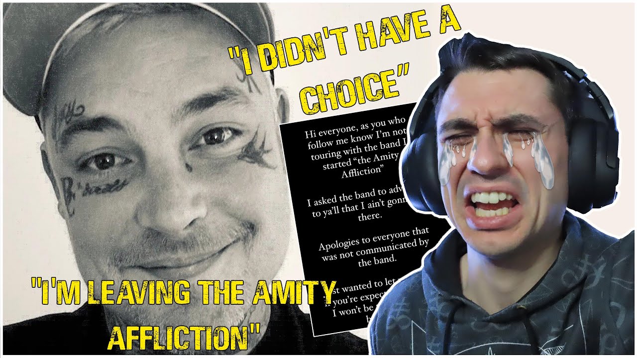 AHREN STRINGER IS LEAVING THE AMITY AFFLICTION!?!?! - YouTube