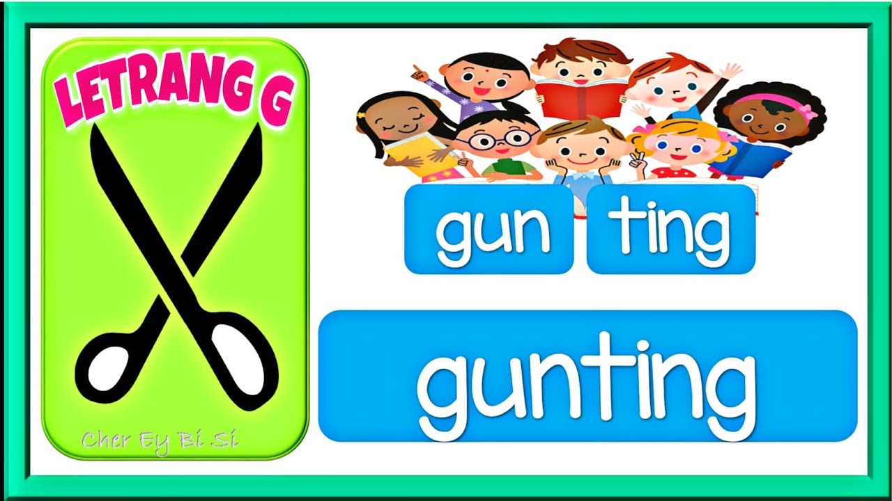 LETRANG G || Mga Salitang Nagsisimula sa Letrang G || Tunog ng ...