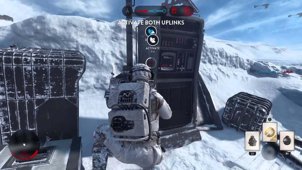 STAR WARS Battlefront Rebel Easy Victory (Hoth) - YouTube