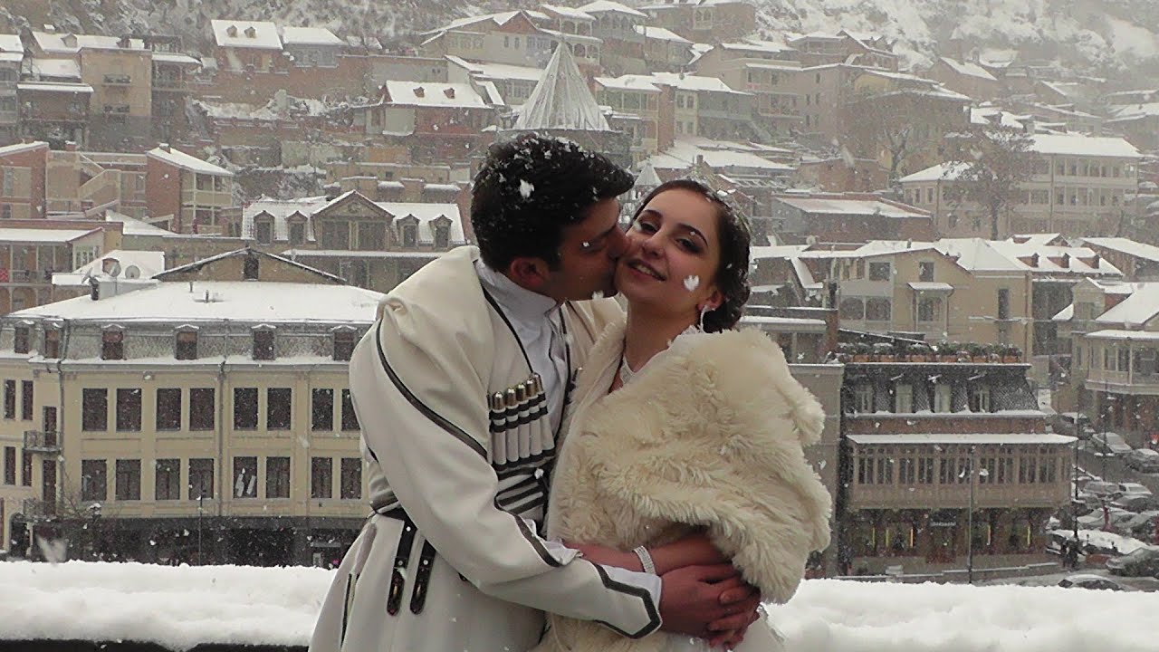 Georgian Wedding ქორწილები ზამთარში მაღალი ხარისხის ფოტო ვიდეო
