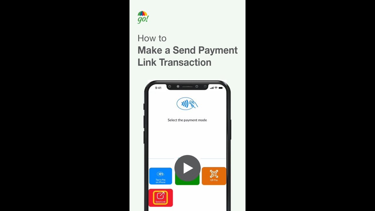 How to Make a Send Payment Link Transaction Using Tap to Pay on iPhone With iPOSgo! - YouTube