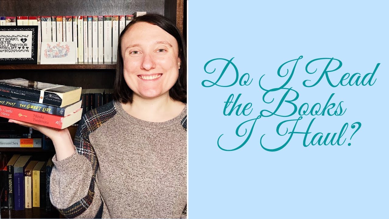 Do I Read the Books I Haul? | plus a mini book haul! - YouTube