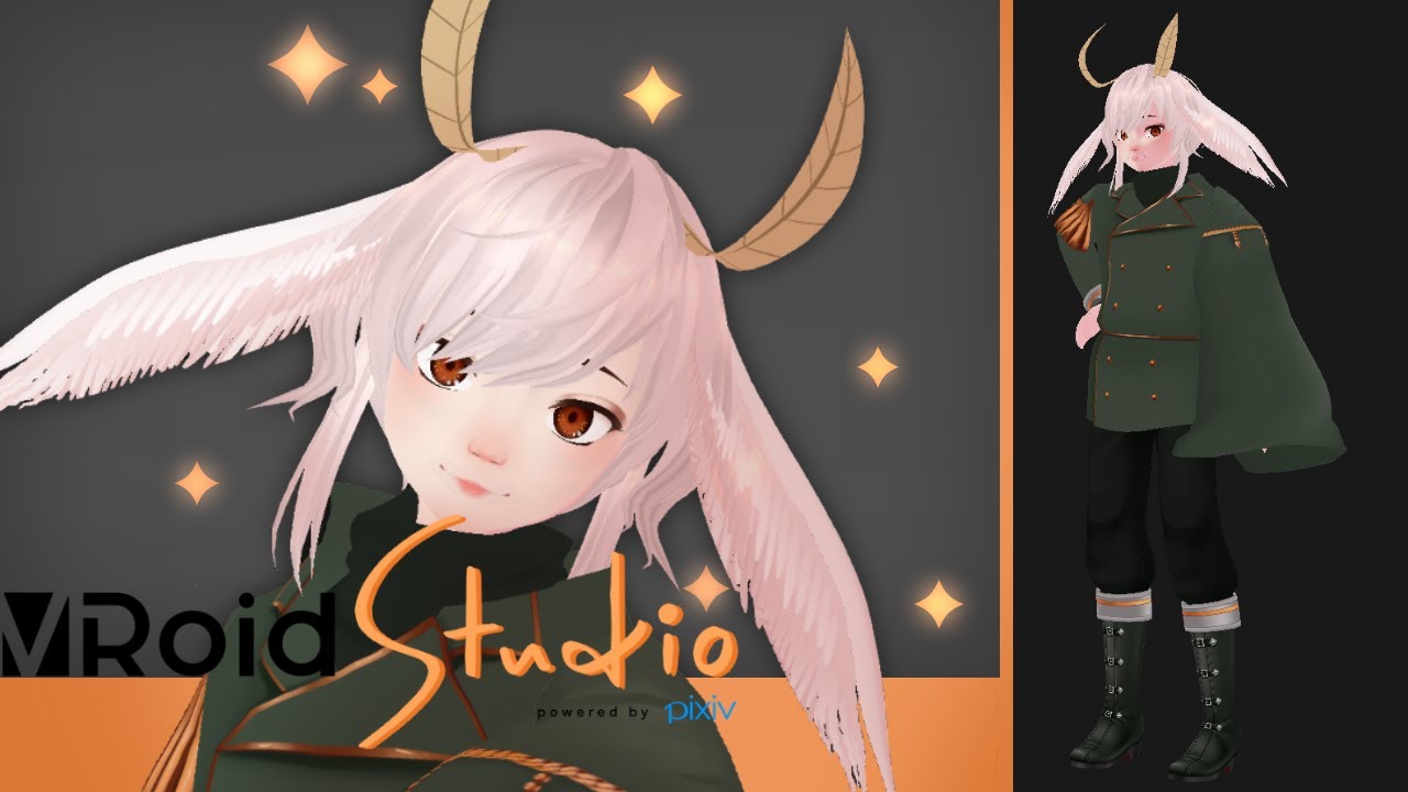 【Vroid Studio】Vroid speed Model Making Timelapse - Making of Maple O ...