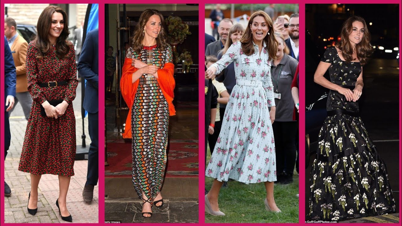 Kate Middleton floral dresses design beautiful ideas #katemiddleton ...