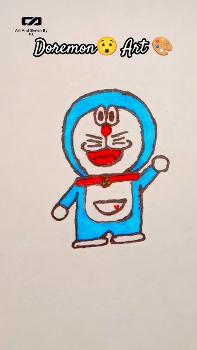How to draw Doremon 🚀 Watch your favorite robotic cat take on exciting ...