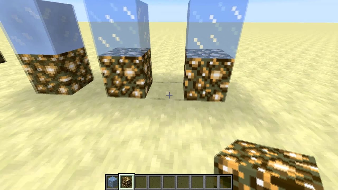 Minecraft Bug: schwebendes Wasser (Bug 45) - YouTube