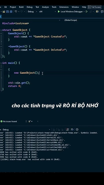 Rò Rỉ Bộ Nhớ Là Gì Codegame Laptrinh Gameengine Youtube