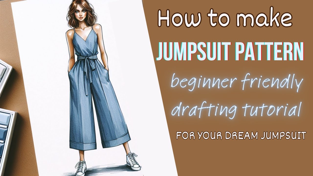 DIY Jumpsuit Pattern Tutorial: Create Your Custom Design!- Beginner ...
