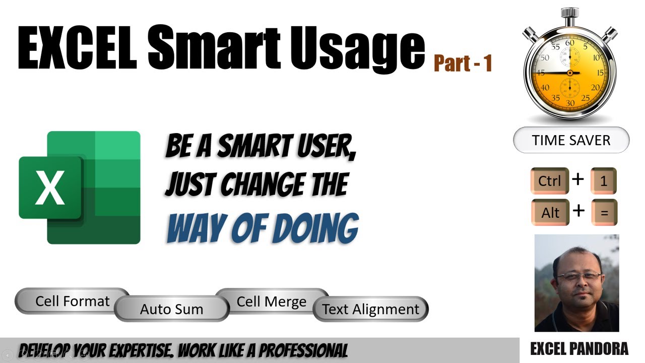 Excel Smart Usage Part - 1 - YouTube