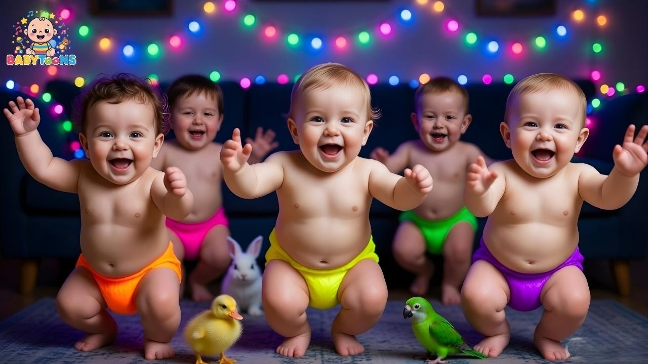 Dudi Dudi Dum Dum Dance 💃 | Dam Dam Kids Dance Song | Funny Baby Rhymes ...