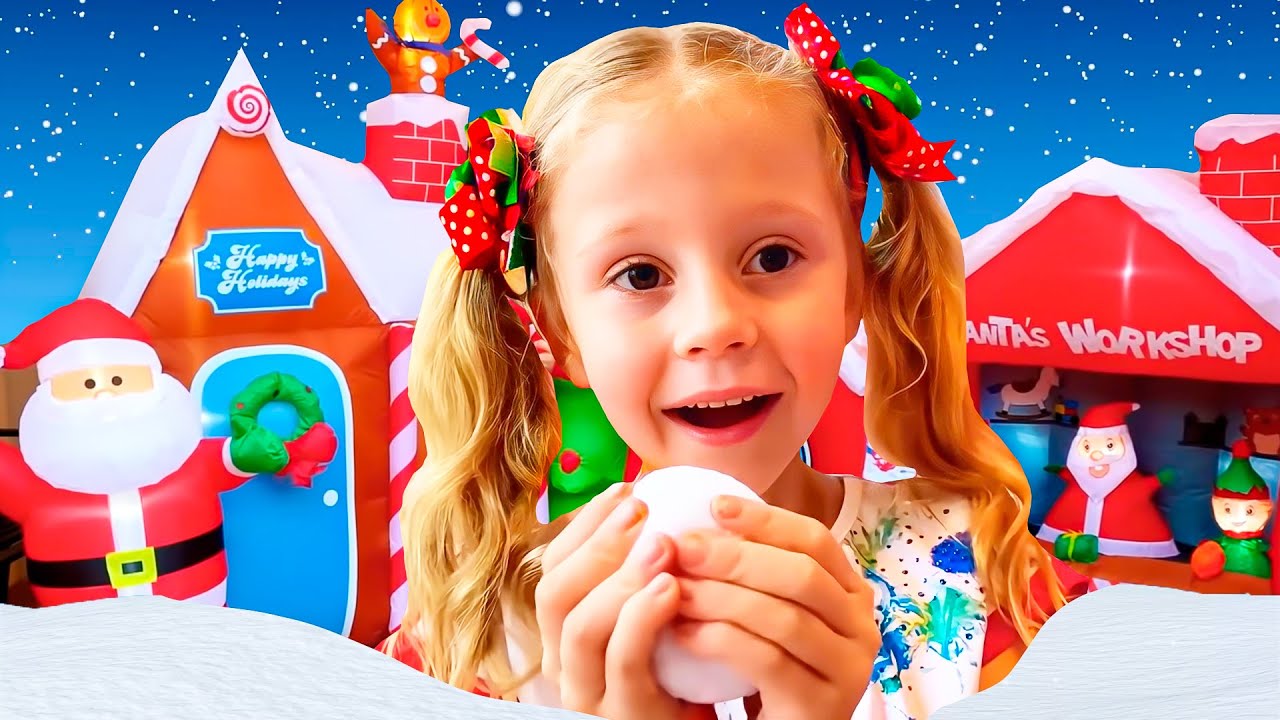 Nastya e le sue avventure invernali con gli amici - YouTube