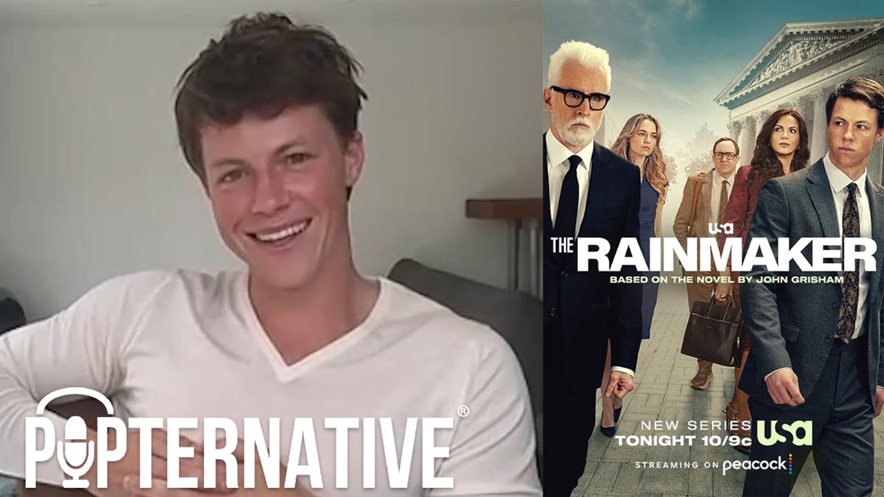 Milo Callaghan talks about The Rainmaker on USA Network and Peacock and ...