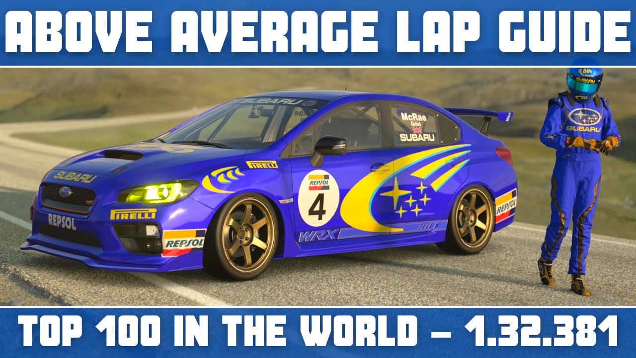 Above Average Lap Guide - Race B - 1.32.381 Subaru WRX #gt7 - YouTube