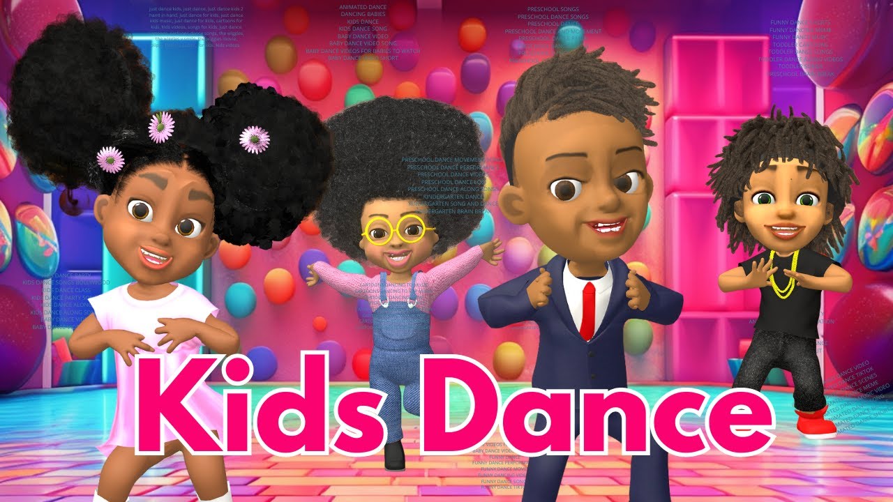 Kindergarten Dance Songs | Animated Kids Dancing | Dancing Cartoons ...