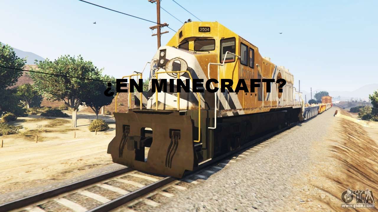 Cómo hacer el tren de GTA 5 en Minecraft - YouTube