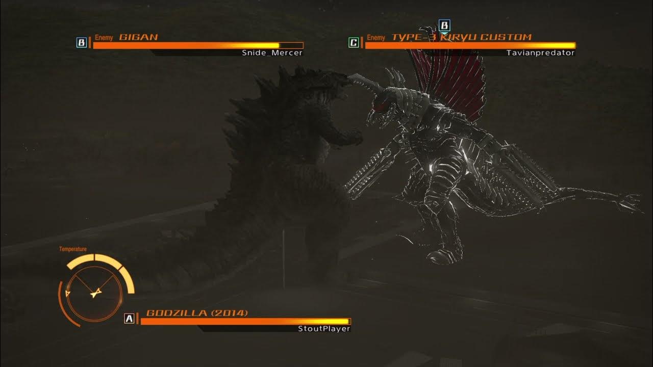 GODZILLA PS4 : Godzilla 2014 vs Gigan vs Kiryu - YouTube
