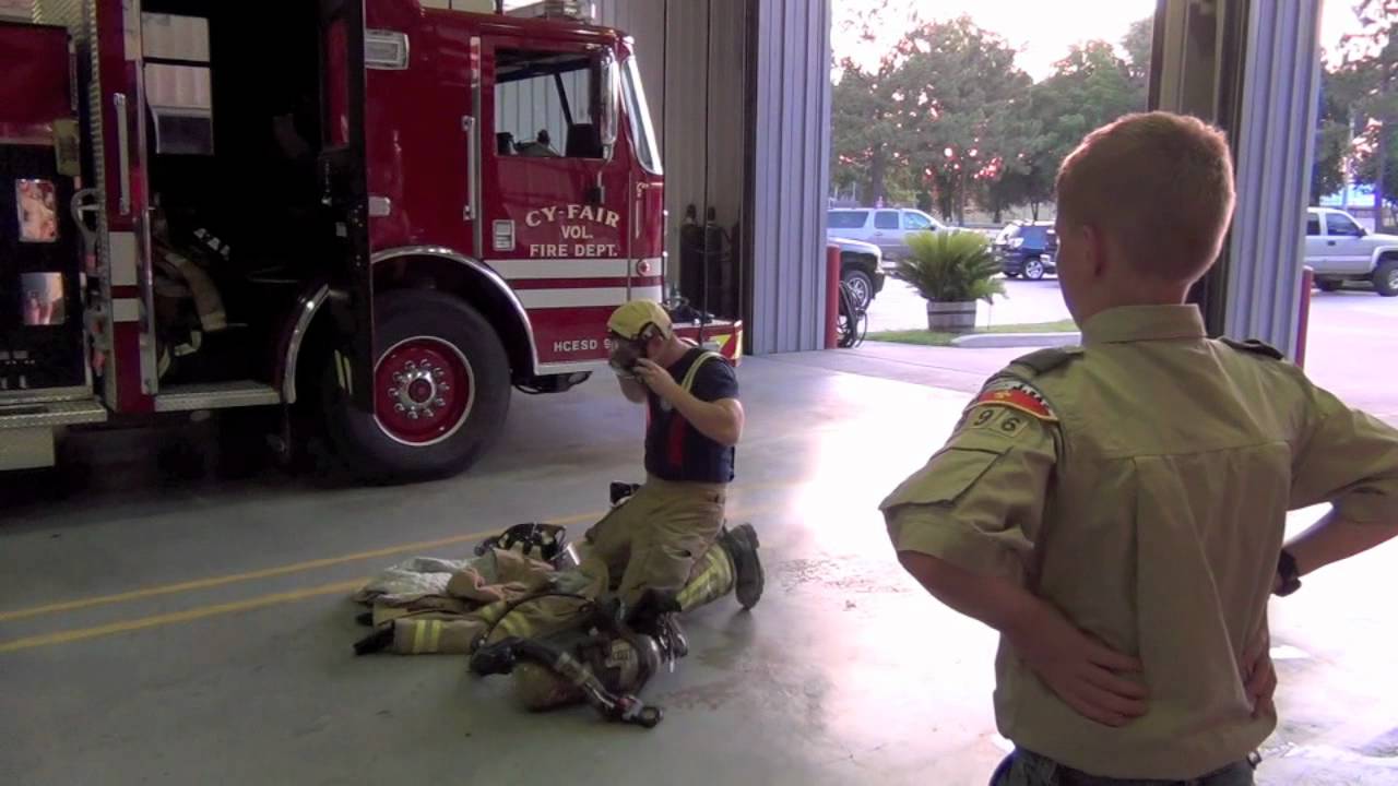 Troop 996 Fire Safety Merit Badge - YouTube