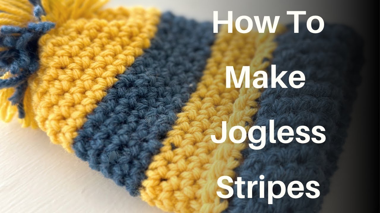 How To Create The Perfect Crocheted Stripe - YouTube