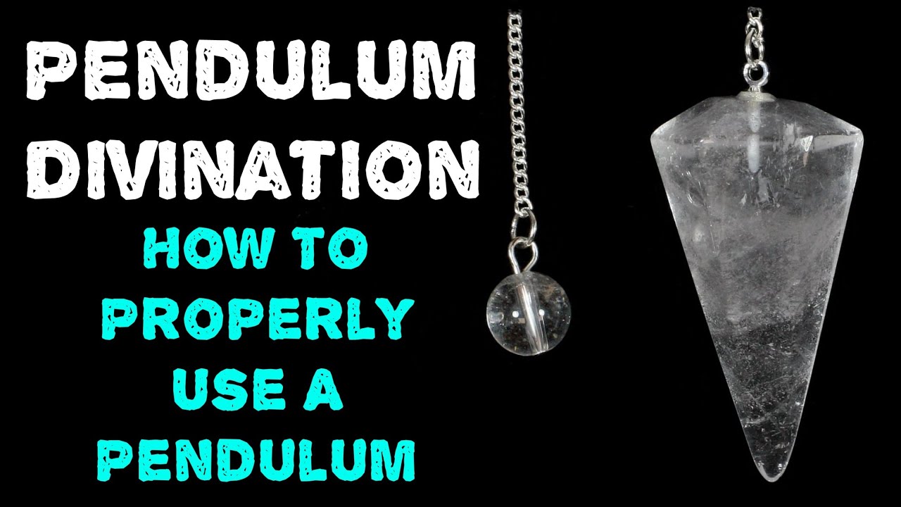 Pendulum Divination - How To Properly Use A Pendulum - YouTube