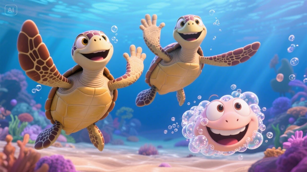 Fizzy the Fish and the Bubble Bridge | Fun Baby Song 2025 | Playful ...