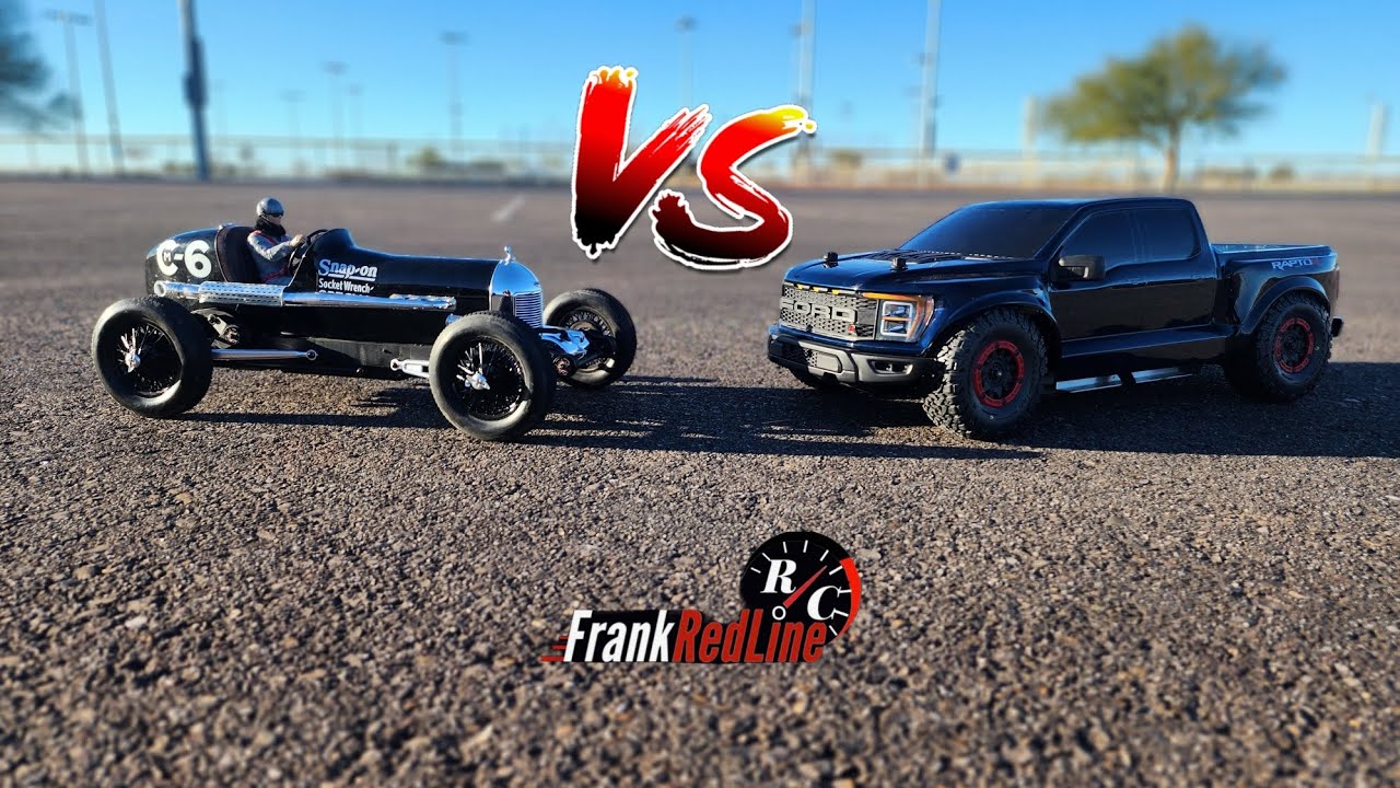 Snap on sprint car vs Traxxas Raptor 4x4 (THIS VS THAT episode 1) - YouTube