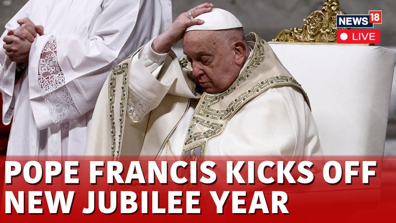 Pope Francis LIVE | Pope Francis Opens Holy Door Inaugurating 2025 ...