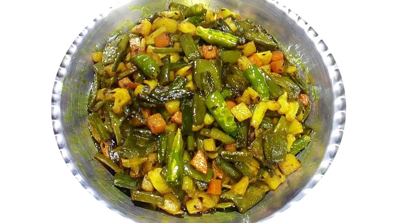 সবজি ভাজি | লোভনীয় স্বাদে সবজি ভাজি রান্না করার পদ্ধতি | Sobji Vaji ...