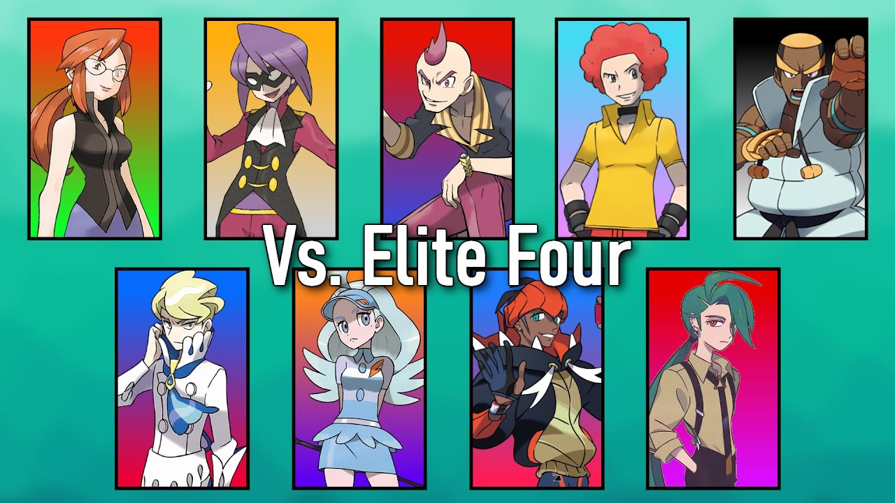 Pokémon Music - All Elite Four Battle Themes from the Core Series - YouTube