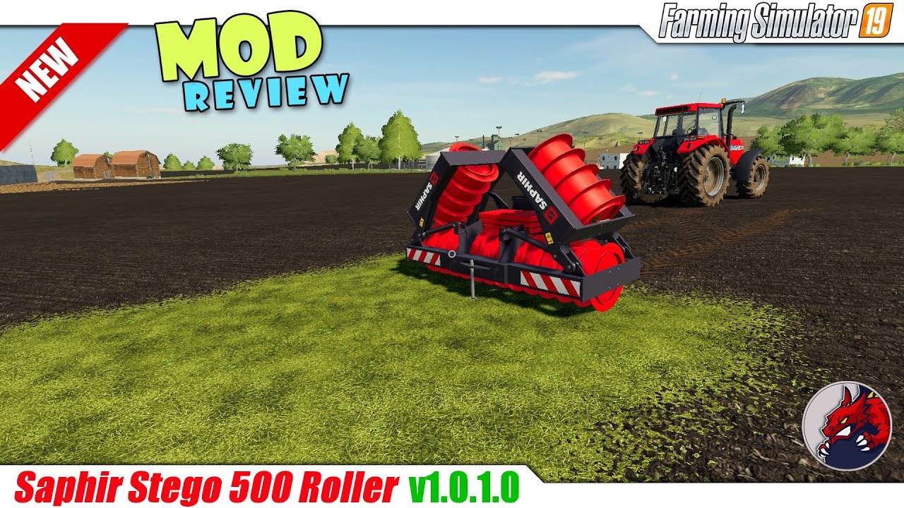 FS19 | "Saphir Stego 500 Roller 5.2m" - review - YouTube
