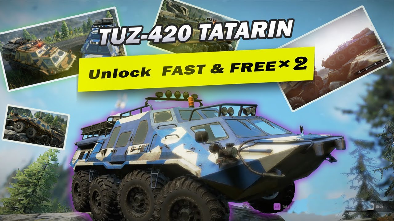 "FREE TUZ 420 Tatarin (×2) at the Start! 🎯 | Easy SnowRunner Guide ...