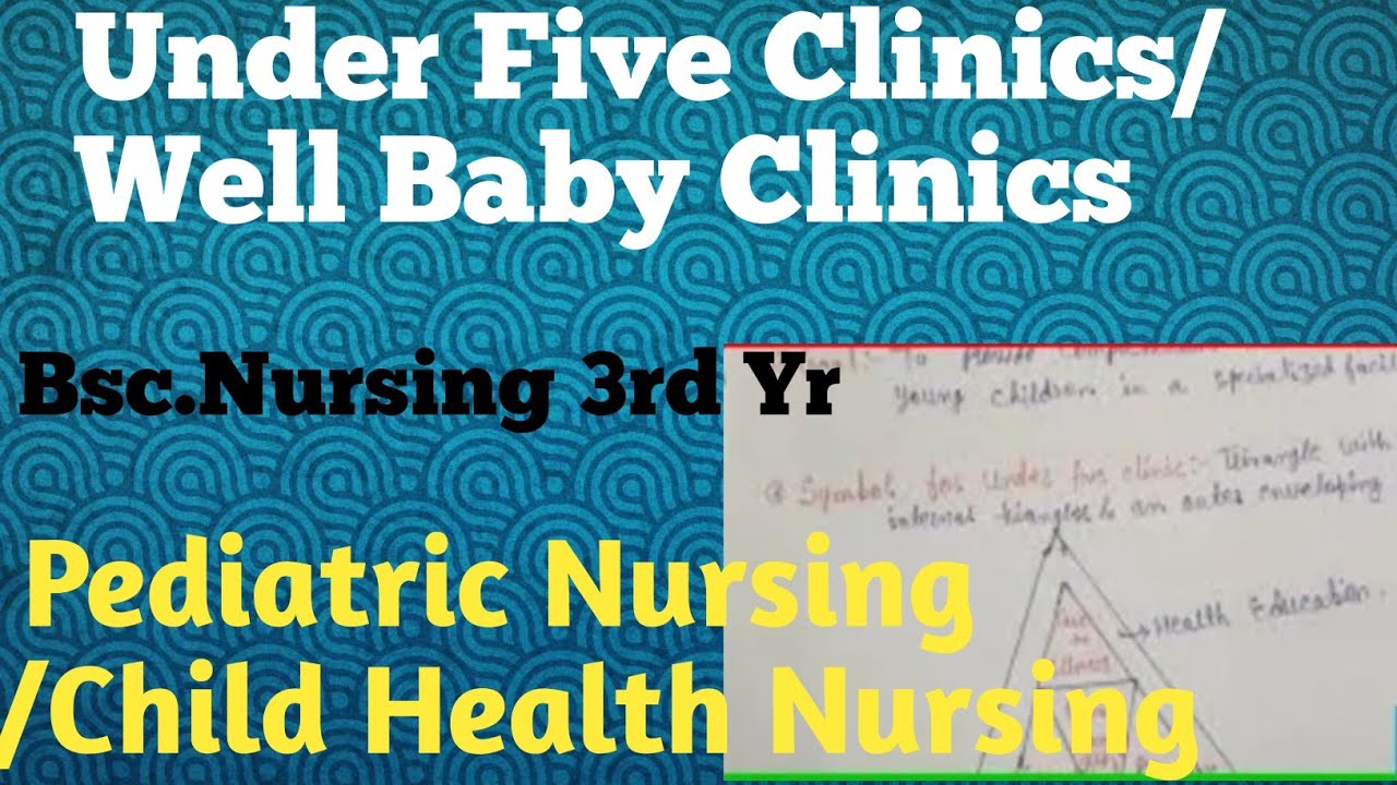 Under Five Clinics/Well Baby Clinics|Bsc.nursing 3rd Yr Pediatric ...