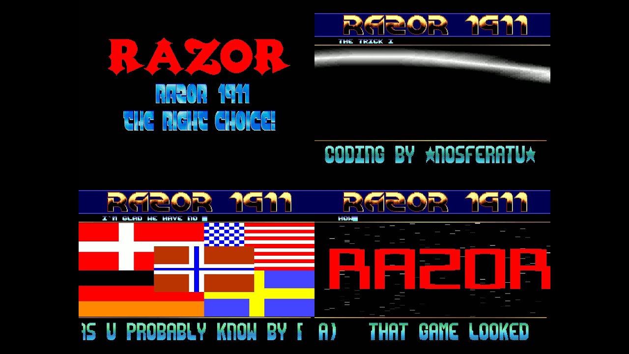 AMIGA-Demo "Razor 1911: Habitual Novelty aka Look No Bitplanes (Intro ...
