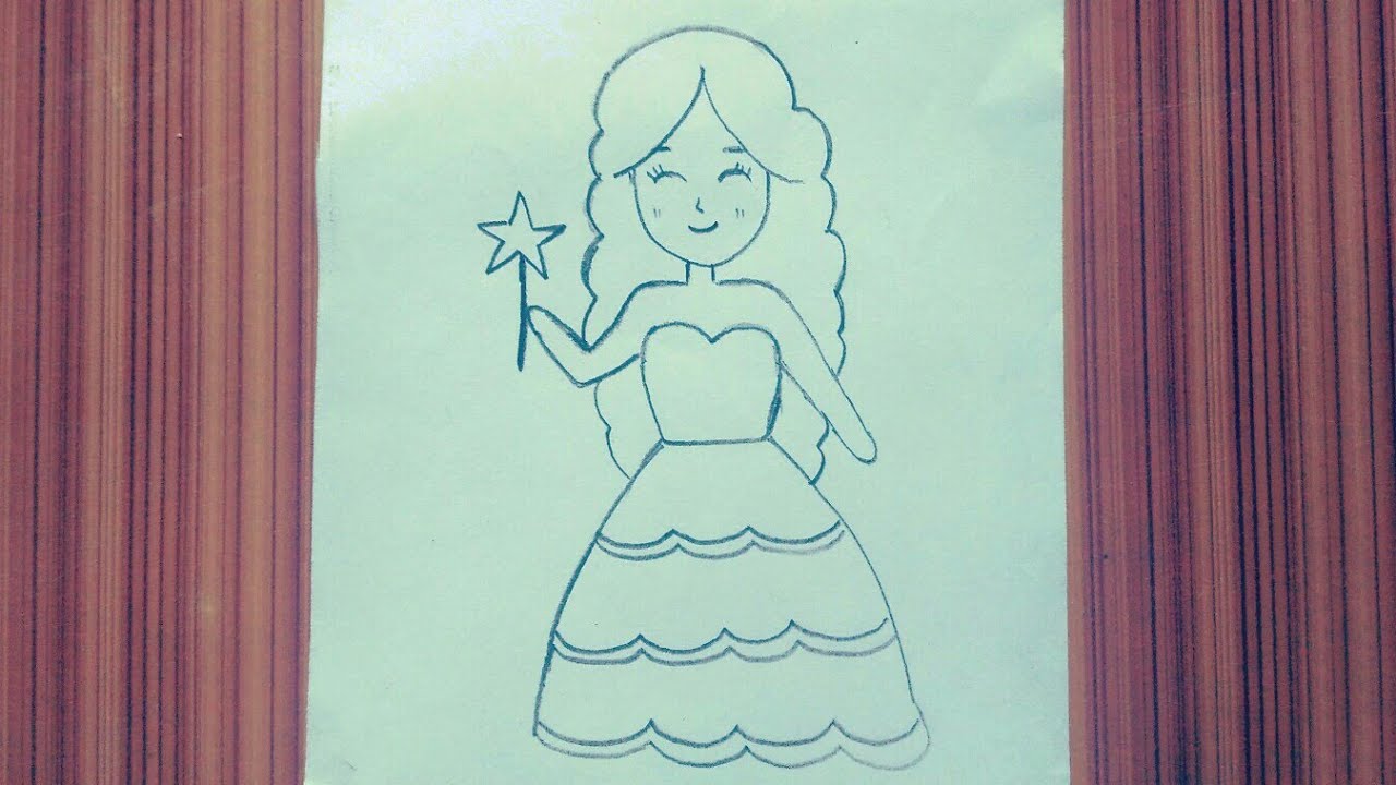 How to Draw a little Princess || Beautiful Princess - YouTube