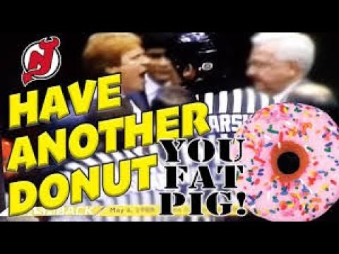 'Have another doughnut!' incident part of NHL history - YouTube