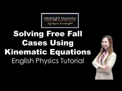 Solving Free Fall Problems Using Kinematic Equations - YouTube