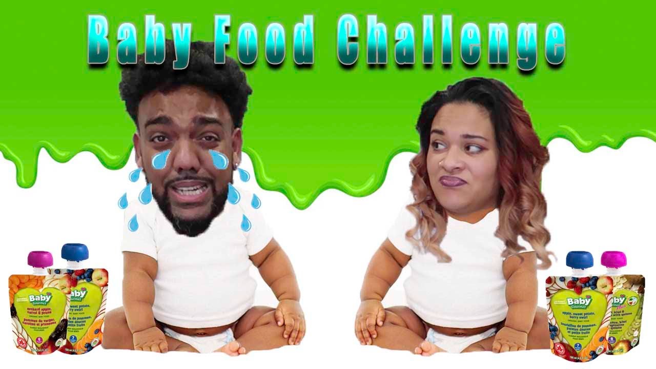 Disgusting Baby Food Challenge!! | Our OFFICIAL Vlogmas Intro!! - YouTube