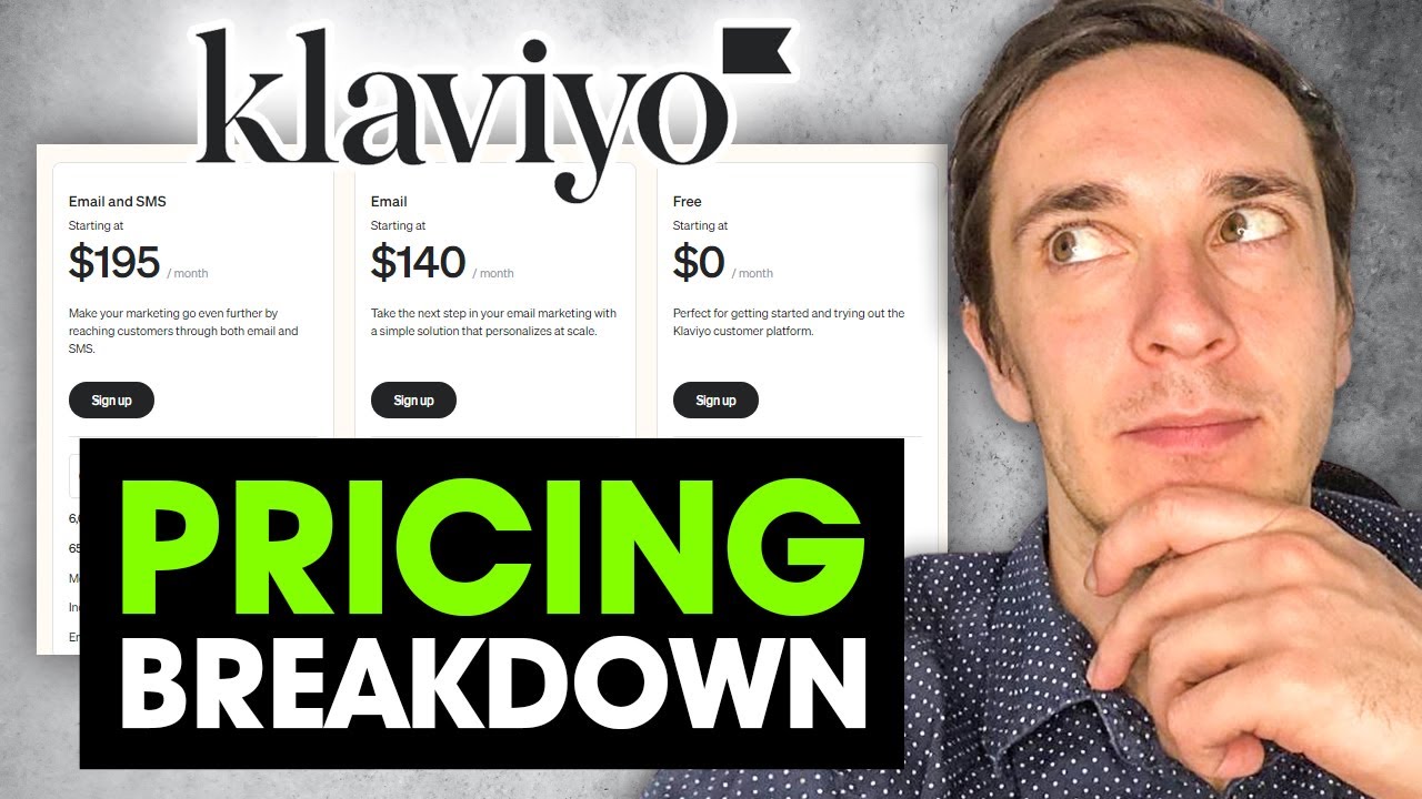Klaviyo Pricing Full Breakdown YouTube Klaviyo Pricing Full Breakdown YouTube