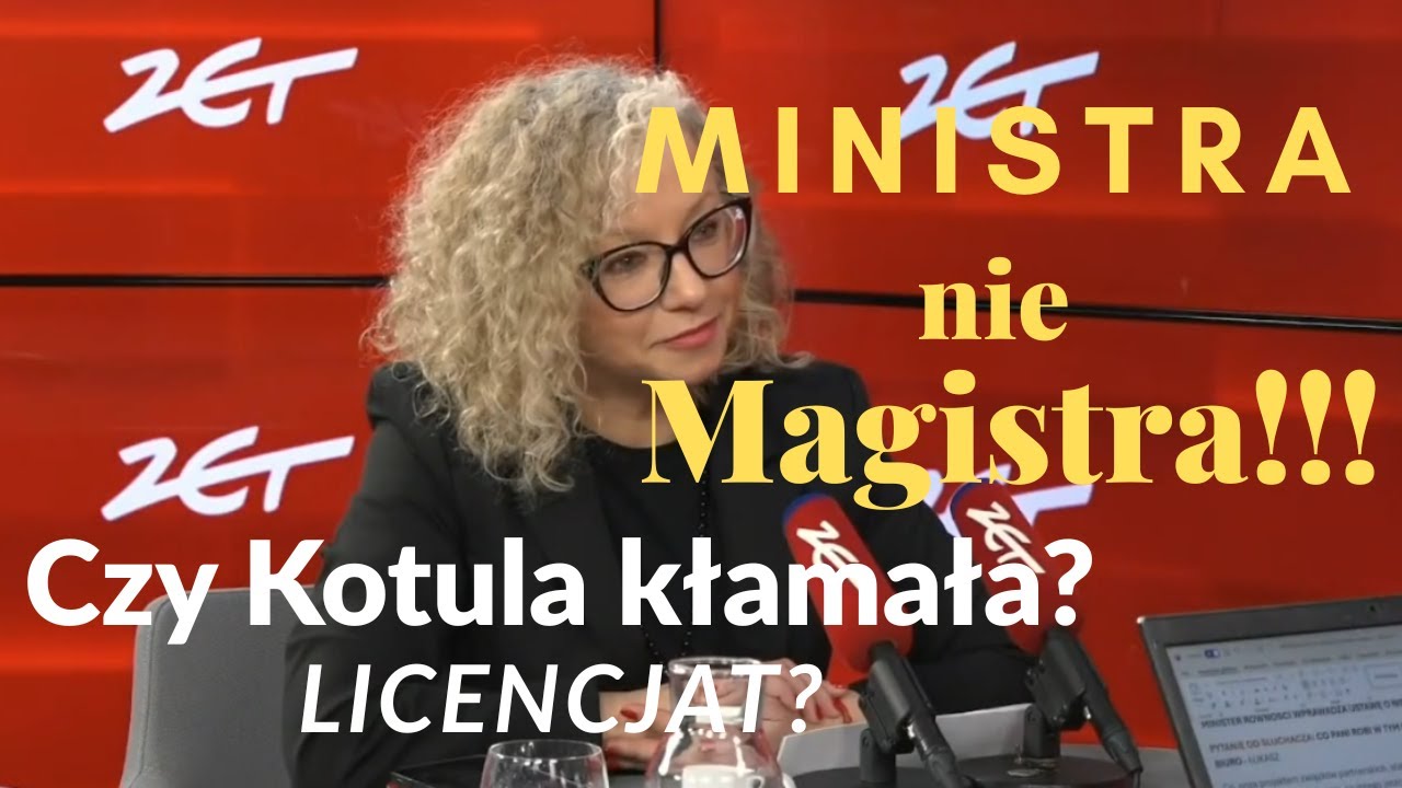 FACT-CHECKING: Jakie wykształcenie ma ministra Kotula? - YouTube