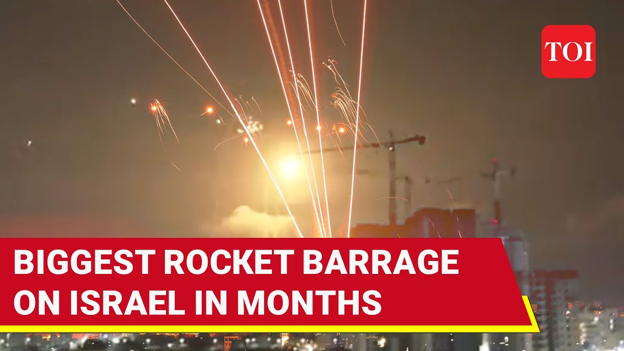 Israel Shaken As Biggest Rocket Barrage Hits Southern Cities; 20 Back ...