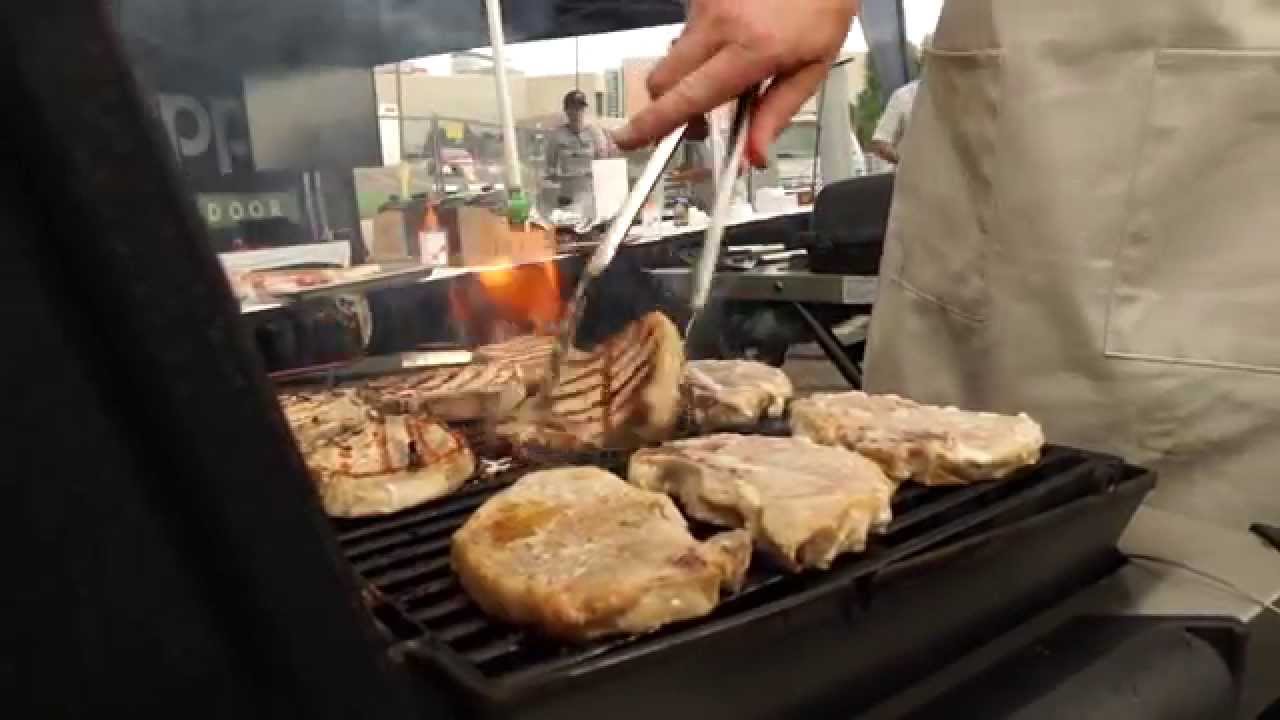 Zippo Grilling At The Outdoor Retailer Industry Party - YouTube