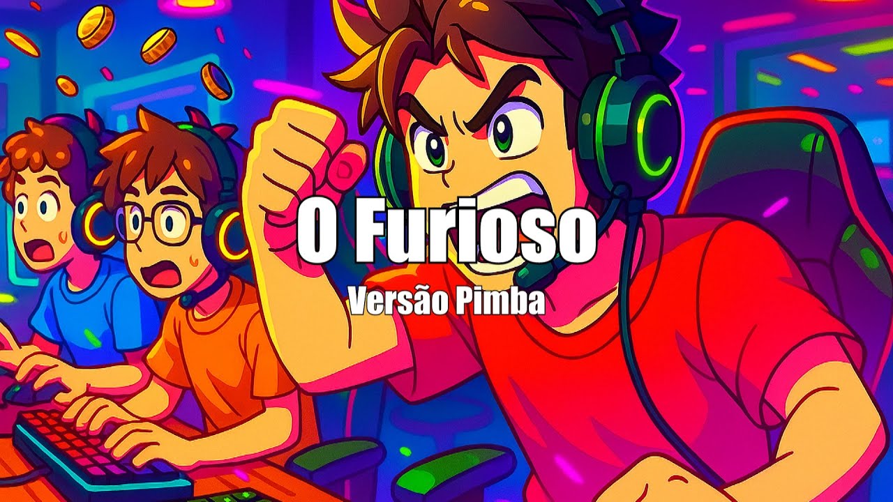 O Furioso | Versão Pimba (AI Song) LYRIC VIDEO - YouTube