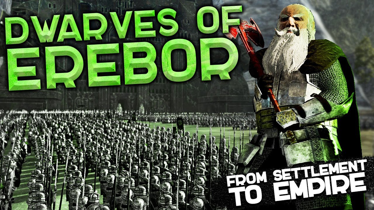 Dwarves of Erebor | Lord of the Rings | From Settlement To Empire | Divide & Conquer V5 - YouTube