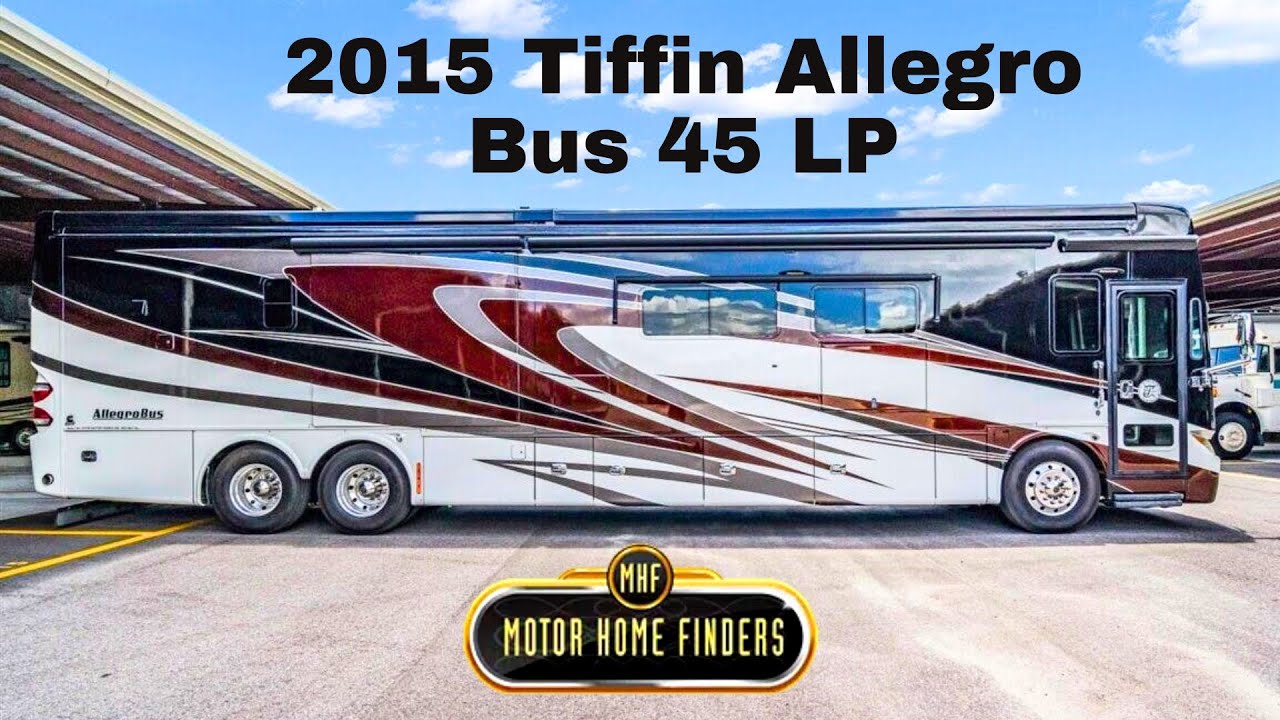 JUST LISTED - 2015 Tiffin Allegro Bus 45 LP | www MotorHomeFinders com ...