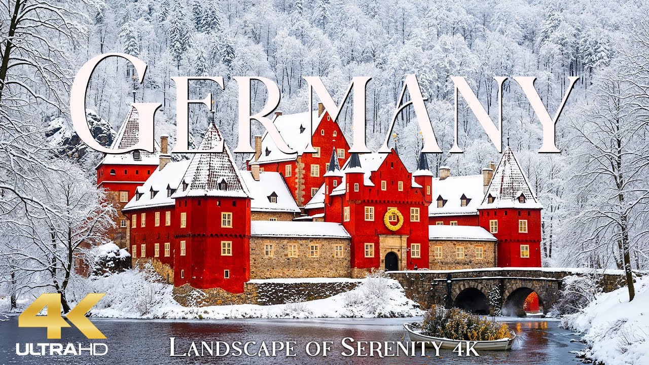 Germany Winter 4K ️ Snowy Villages, Fairytale Forests & Quiet ...