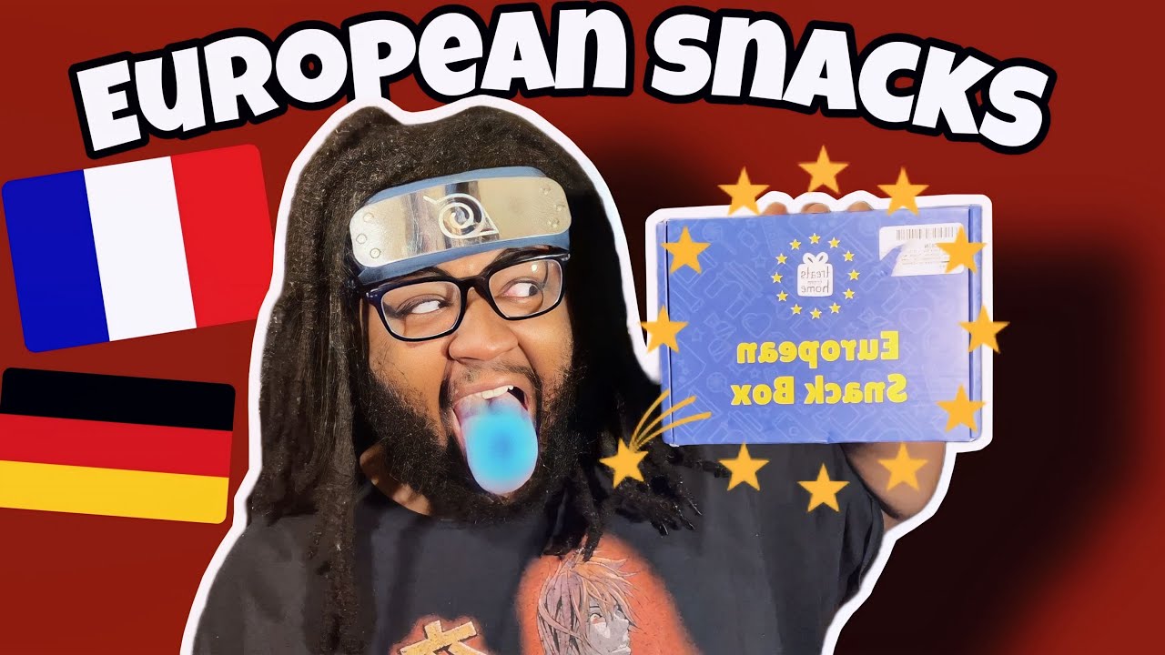 Eating European Exotic Snacks For The First Time (Harsh Review) - YouTube