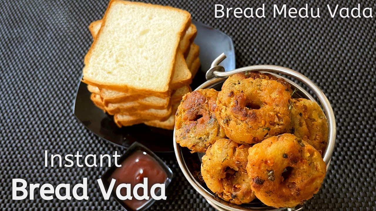 Instant & Crispy BREAD VADA Recipe | ब्रेड वड़ा | ಬ್ರೆಡ್ ವಡಾ | Bread ...