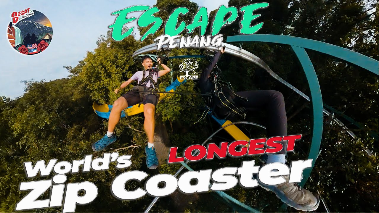 World's LONGEST ZIP COASTER in 5 minutes | 1,135 metres - YouTube