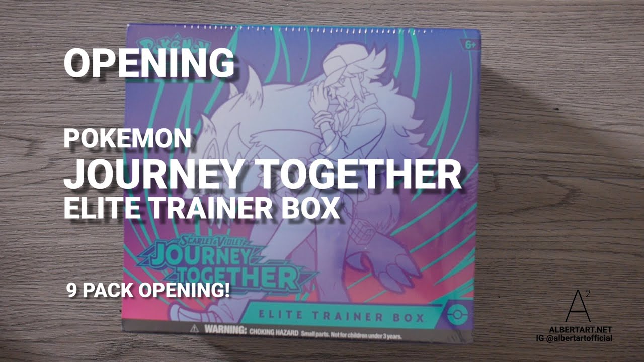 JOURNEY TOGETHER PACK OPENING ETB ELITE TRAINER BOX #TCG #POKEMON # ...